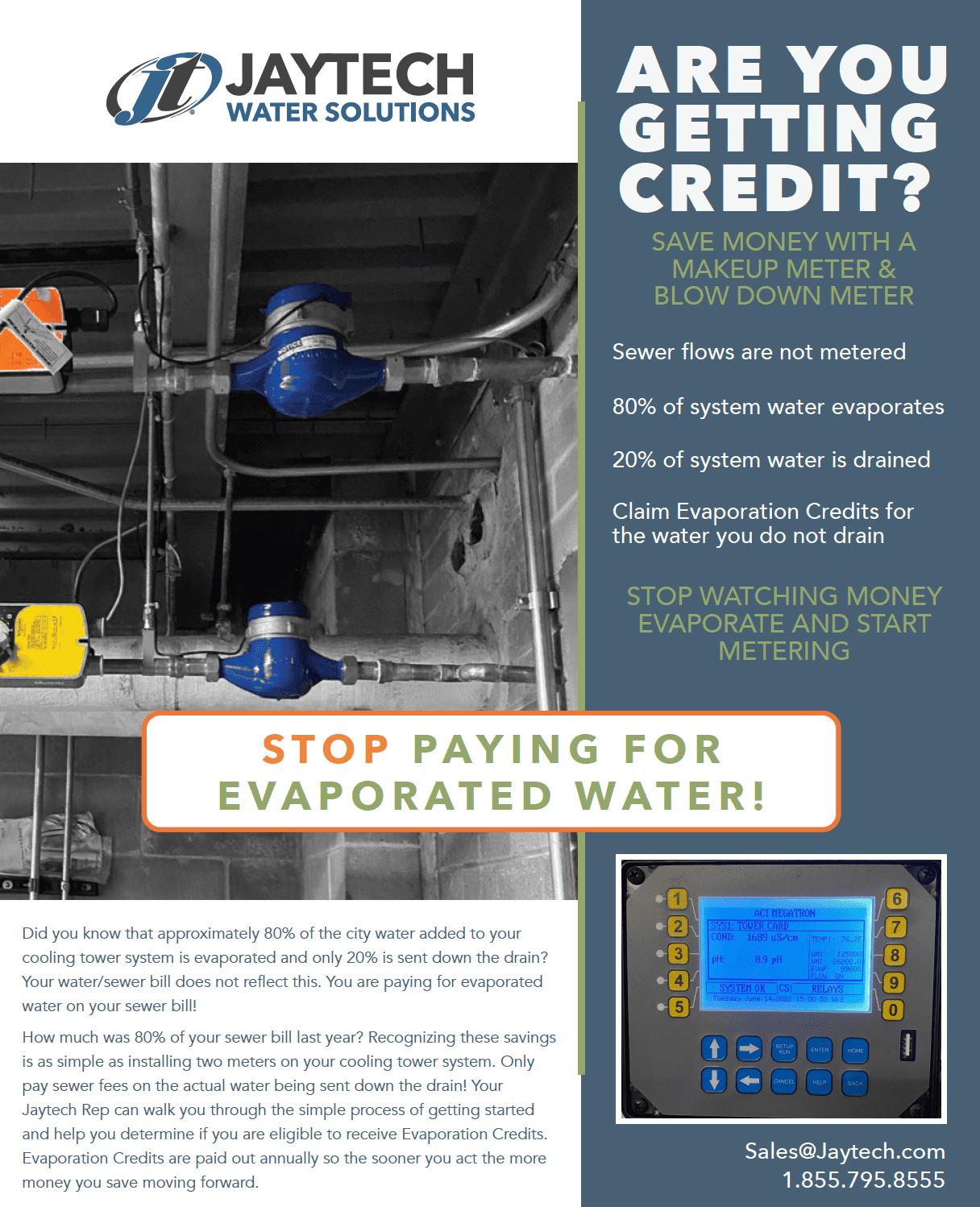 Evaporation Credits | Jaytech Water Solutions